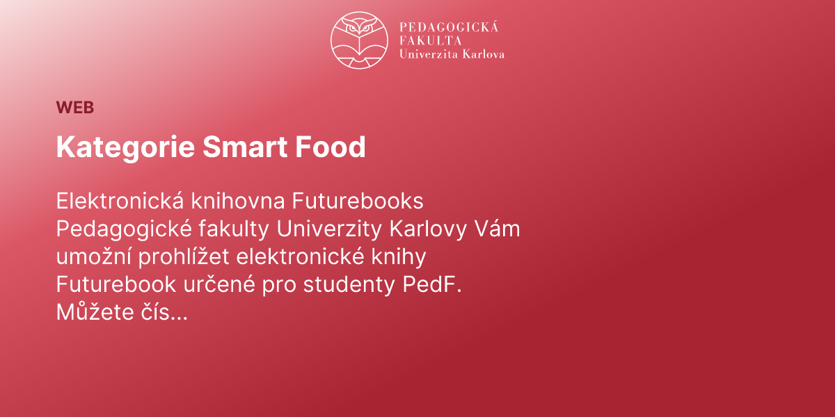 Kategorie Smart Food | PedF UK | FutureBooks